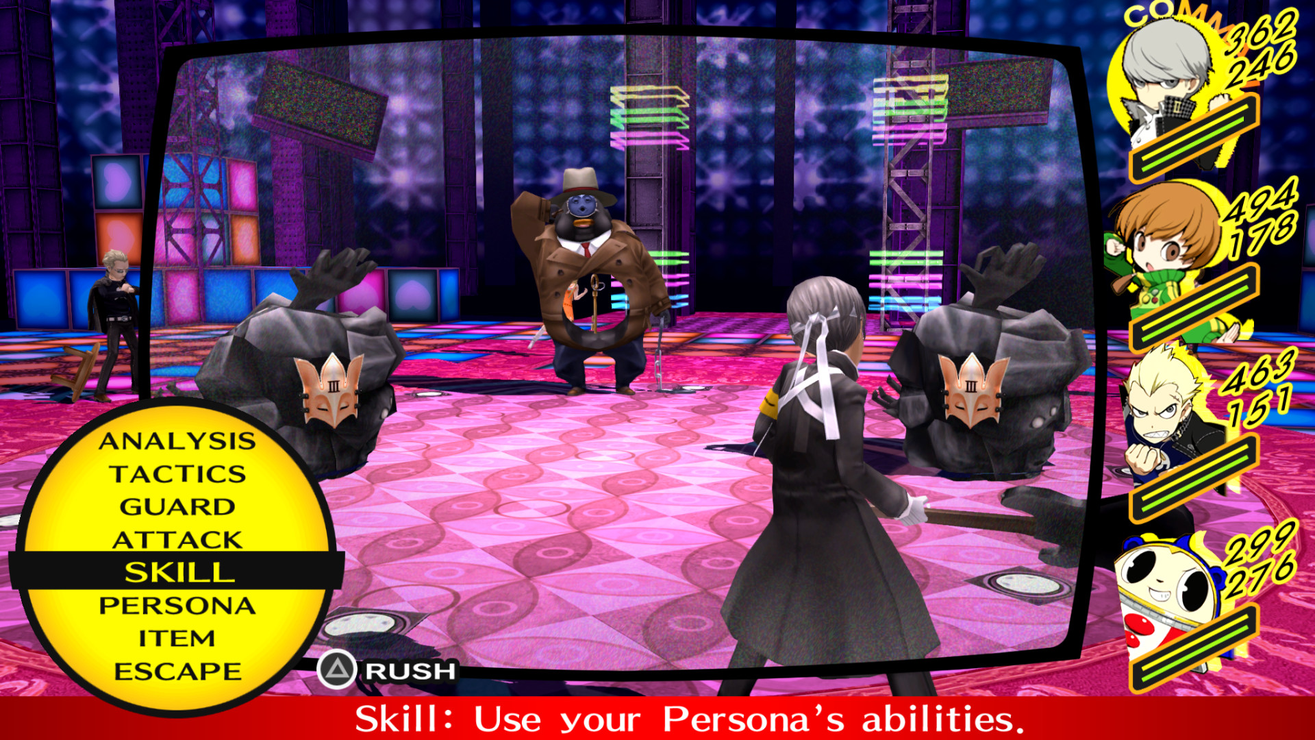 PQ2 Panels Mod for Persona 4 Golden PC (32 Bit) | P4G PC 32 Mods