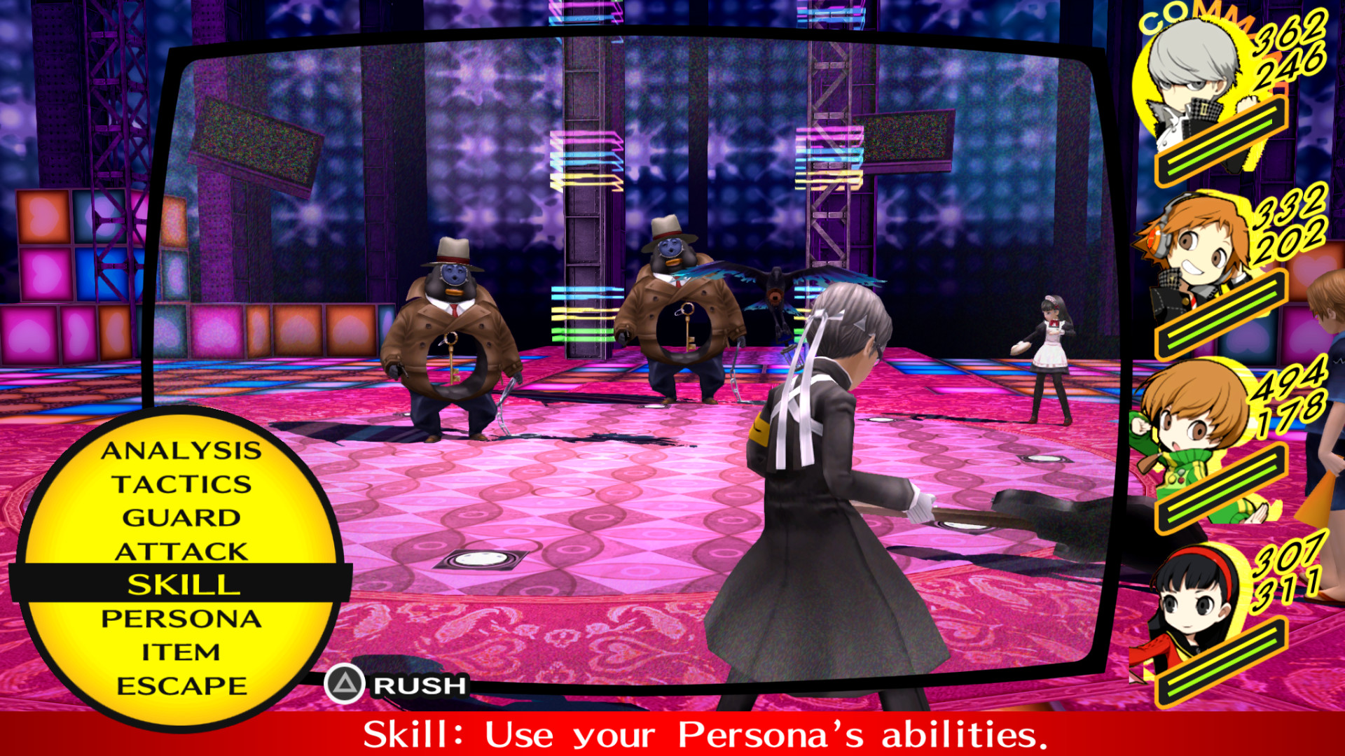 PQ2 Panels Mod for Persona 4 Golden PC (32 Bit) | P4G PC 32 Mods