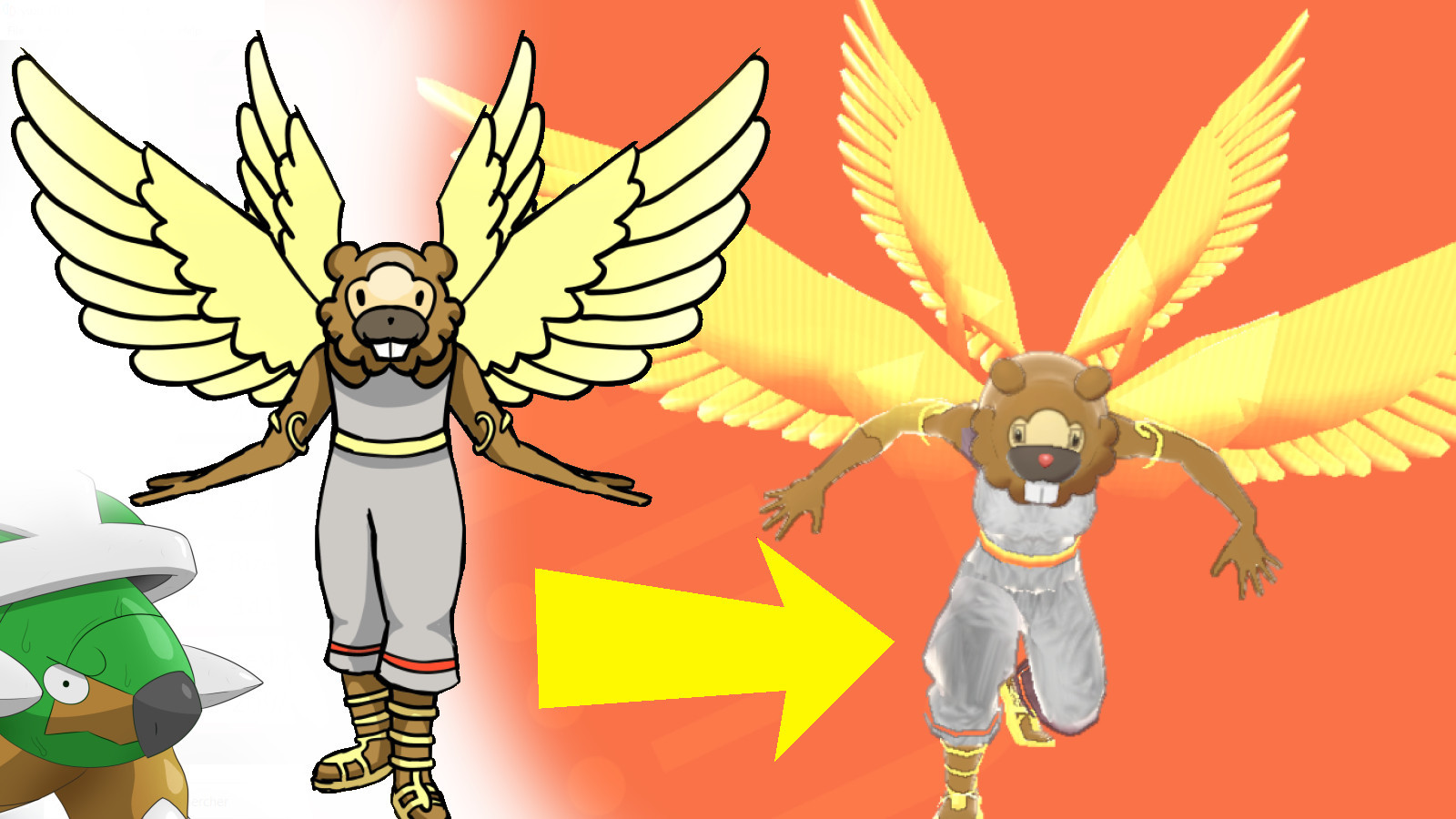 Dieu Keunotor / God Bidoof [FR] [Pokemon Sword & Shield] [Mods]