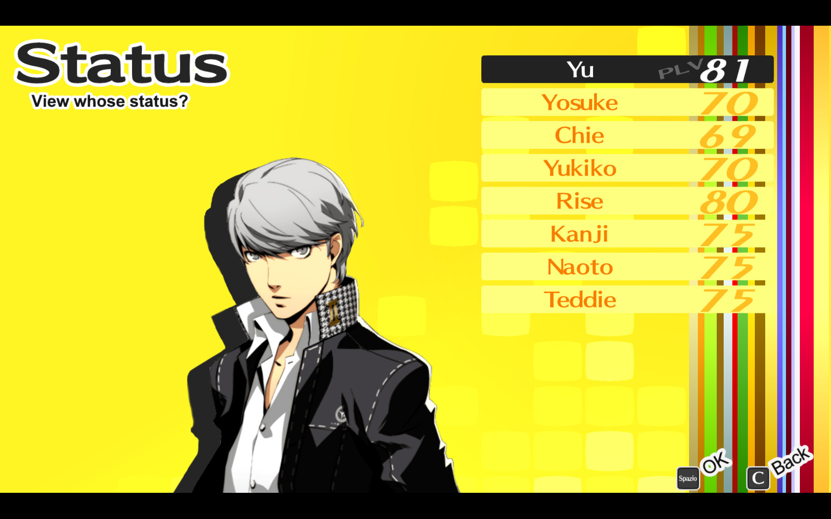 Yu redesign for stats Mod for Persona 4 Golden PC (32 Bit) | P4G PC 32 Mods