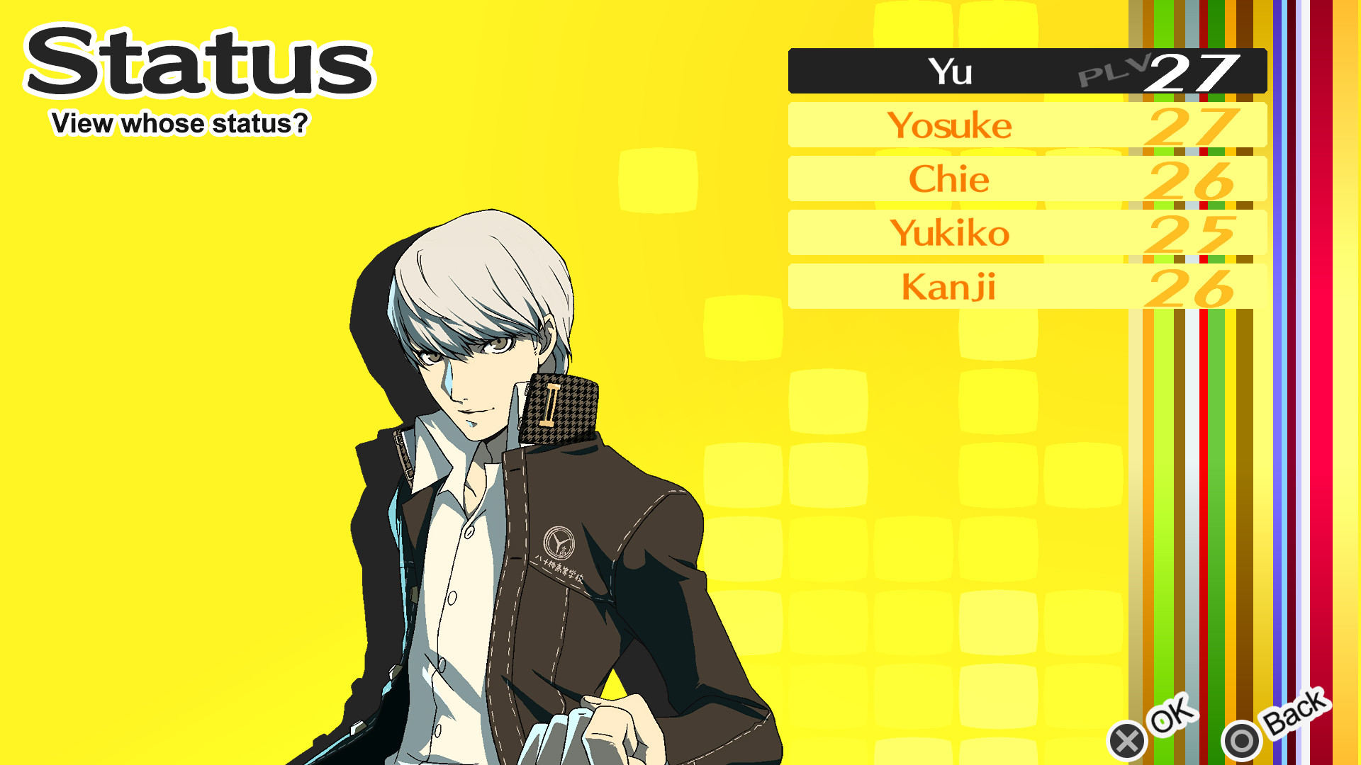 Persona 4 Arena Yu stats and Results [Persona 4 Golden (PC)] [Mods]