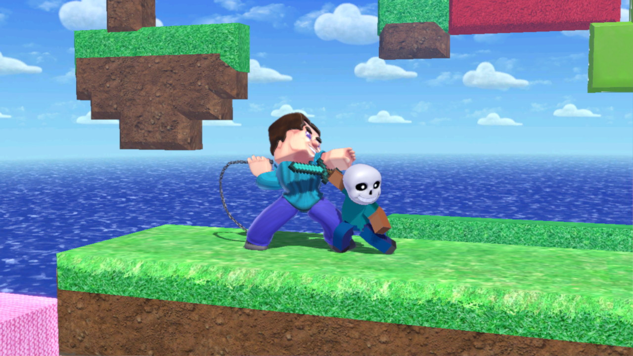 Minecraft Steve (Mii) Mod for Super Smash Bros. Ultimate | SSBU Mods