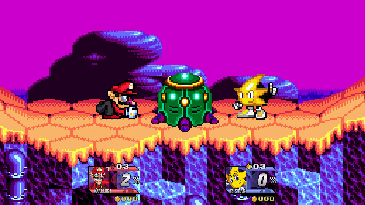 Ristar - Planet Scorch (9.3/CMC/CMC+) Mod for Super Smash Bros. Crusade ...