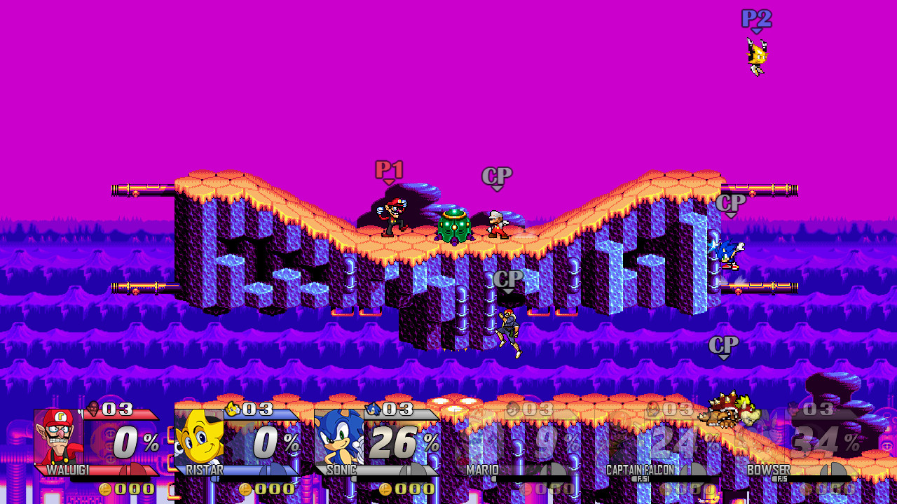 Ristar - Planet Scorch (9.3/CMC/CMC+) Mod for Super Smash Bros. Crusade ...