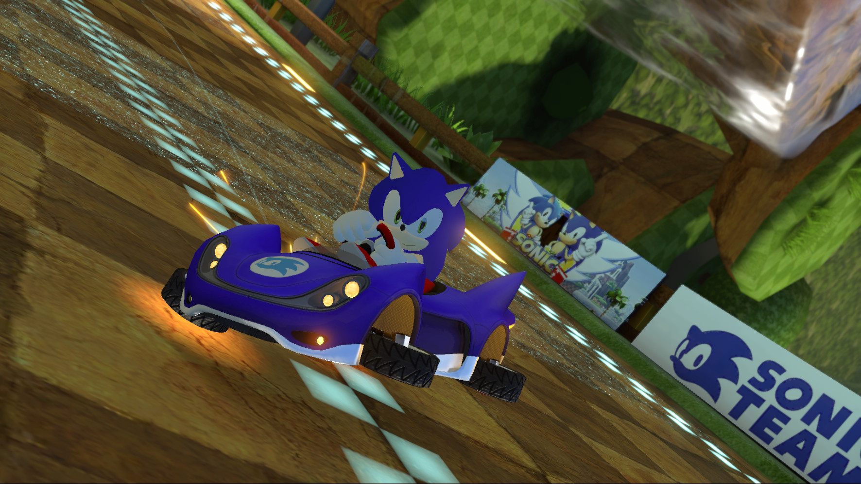 Sonic's Speed Star Car (SASASR) Mod for Mario Kart 8 | MK8 Mods
