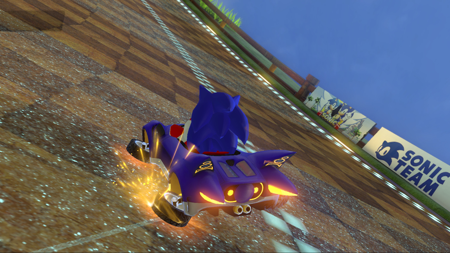 Sonic's Speed Star Car (SASASR) Mod for Mario Kart 8 | MK8 Mods