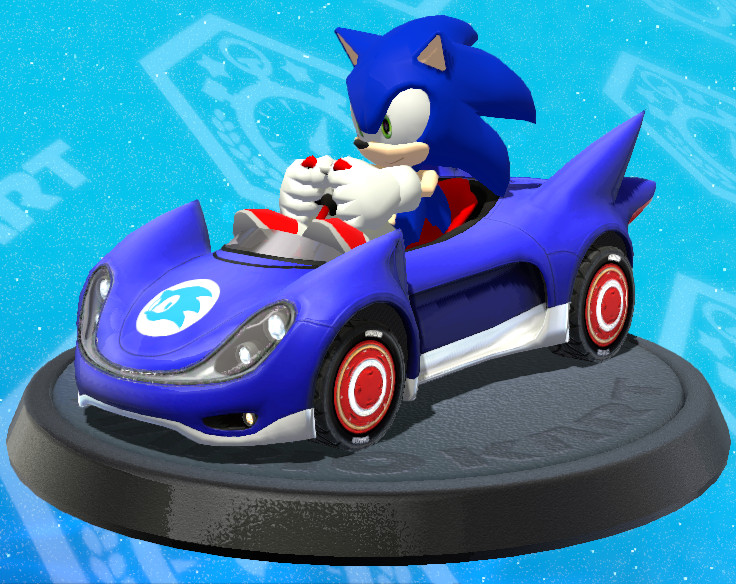 Sonic's Speed Star Car (SASASR) Mod for Mario Kart 8 | MK8 Mods
