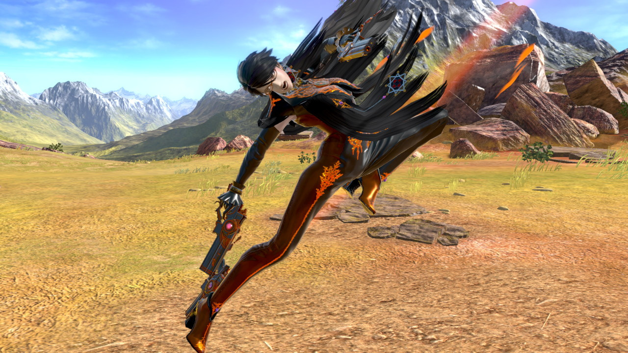Orange & Black Bayonetta Mod for Super Smash Bros. Ultimate | SSBU Mods
