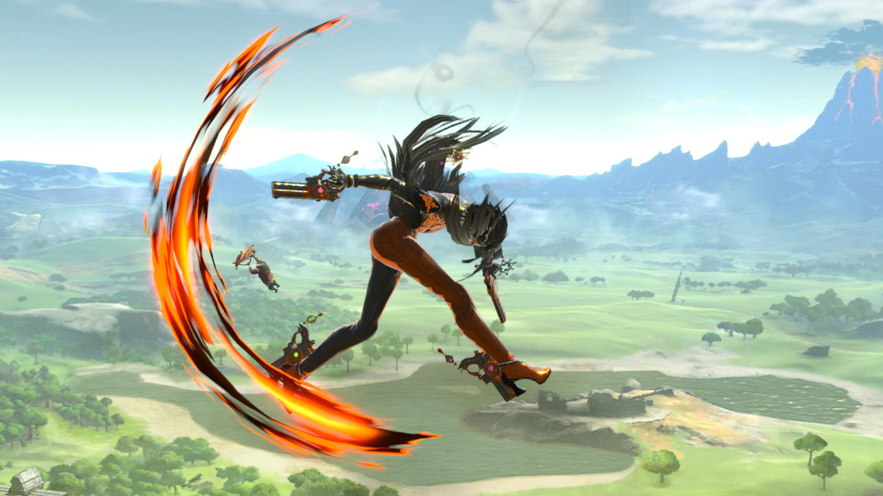 Orange Bayonetta 2 Effects Mod for Super Smash Bros. Ultimate | SSBU Mods