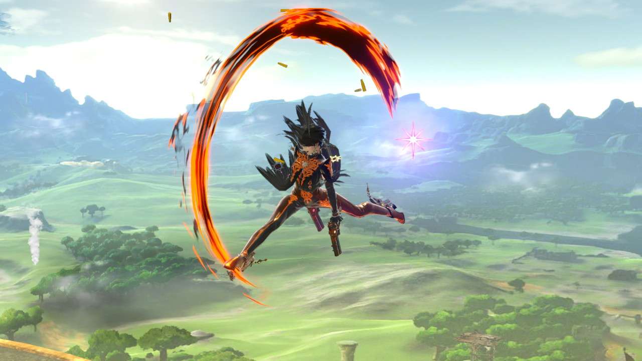 Orange Bayonetta 2 Effects Mod for Super Smash Bros. Ultimate | SSBU Mods