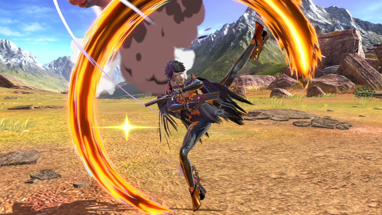 Orange Bayonetta 2 Effects Mod for Super Smash Bros. Ultimate | SSBU Mods