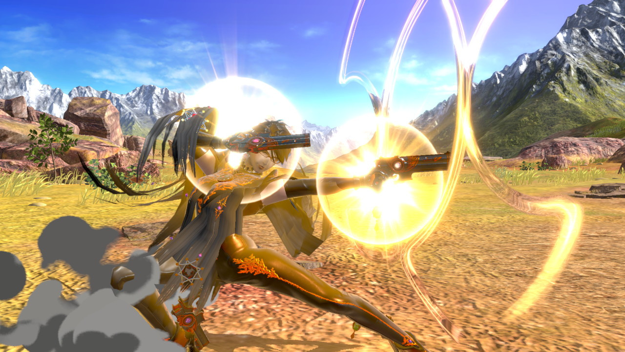 Orange Bayonetta 2 Effects Mod for Super Smash Bros. Ultimate | SSBU Mods