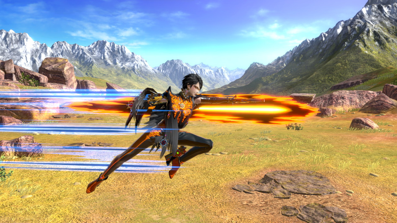 Orange Bayonetta 2 Effects Mod for Super Smash Bros. Ultimate | SSBU Mods