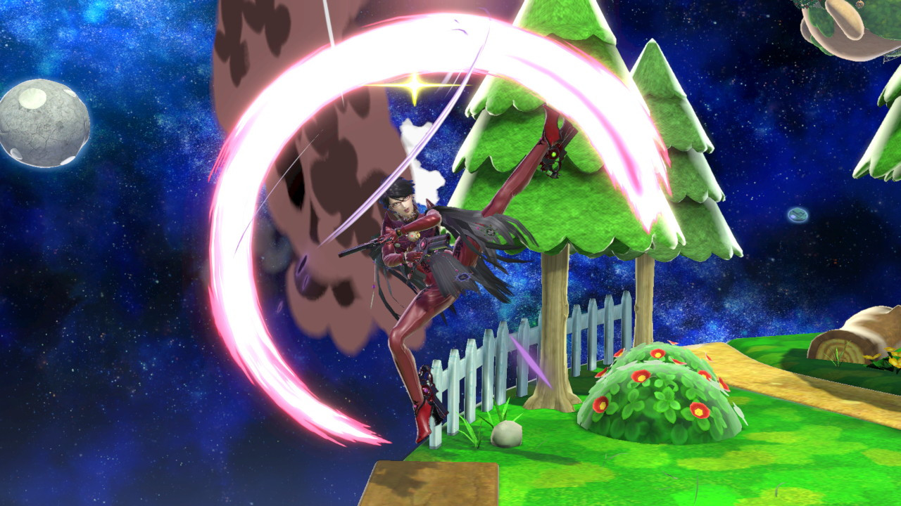 White & Pink Bayonetta 2 Effects Mod for Super Smash Bros. Ultimate ...