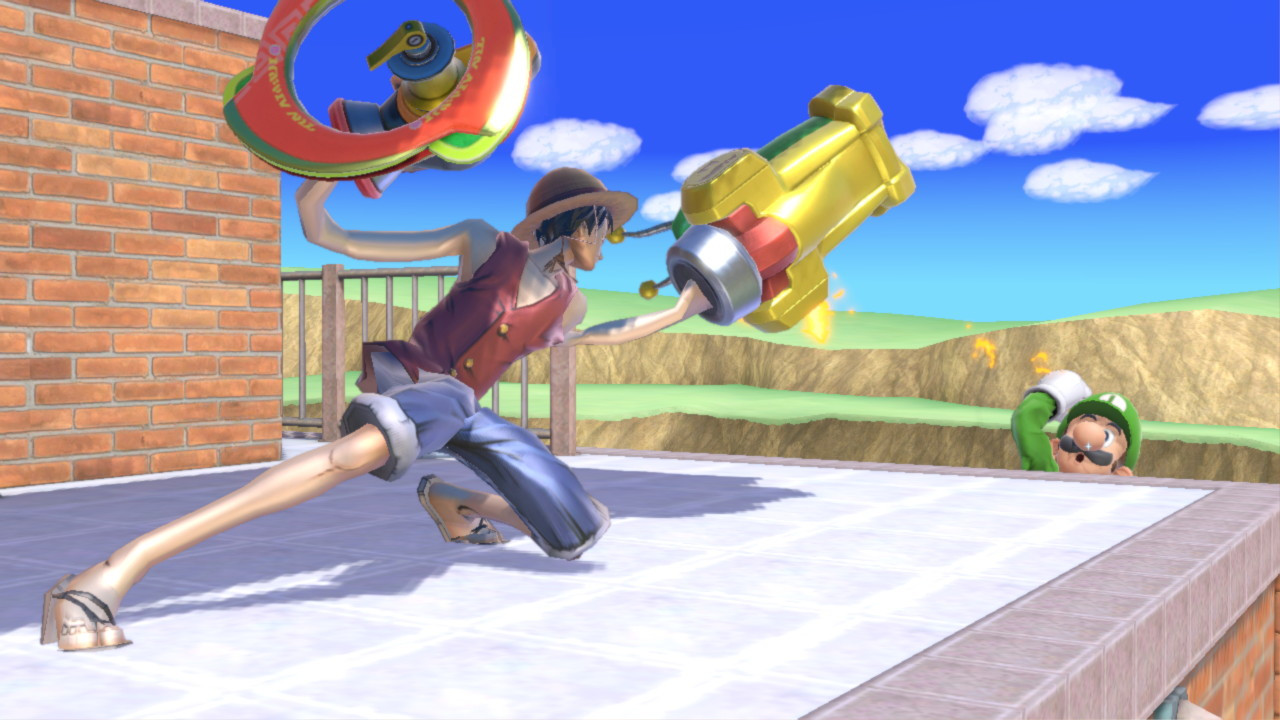Luffy over Min Min Mod for Super Smash Bros. Ultimate | SSBU Mods