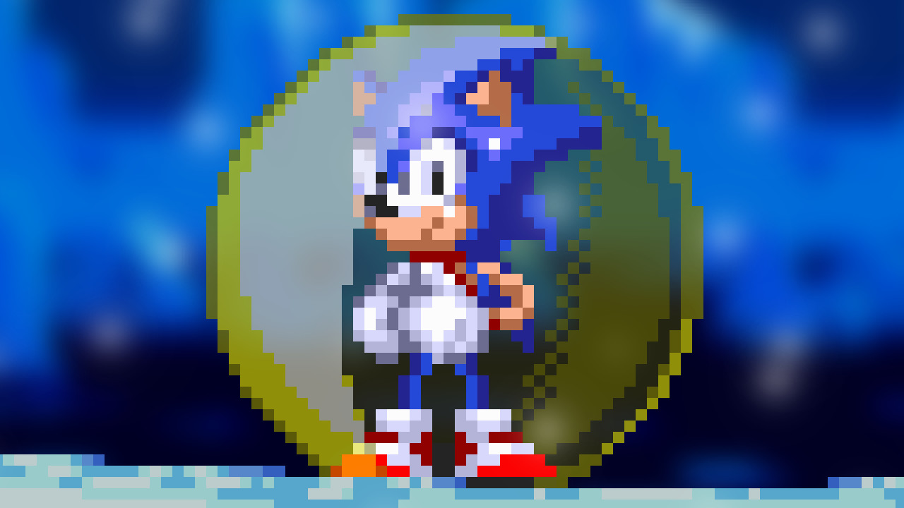 3D Blast Golden Shield Mod for Sonic 3 A.I.R. | S3AIR Mods