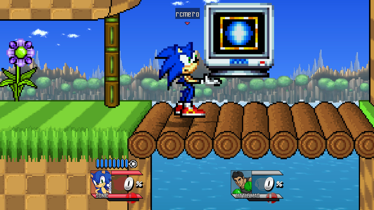 Sonic Mania Shield Monitor Mod for Super Smash Bros. Crusade | SSBC Mods