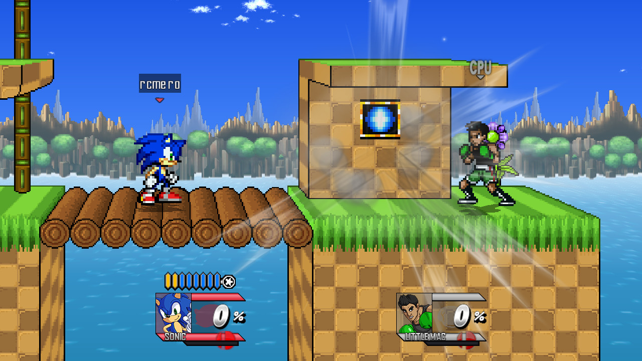 Sonic Mania Shield Monitor Mod for Super Smash Bros. Crusade | SSBC Mods