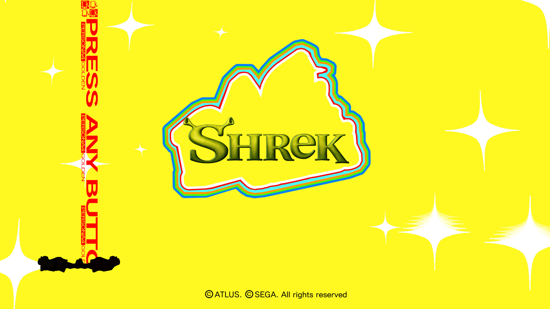 Shrek Title Screen Mod for Persona 4 Golden PC (32 Bit) | P4G PC 32 Mods