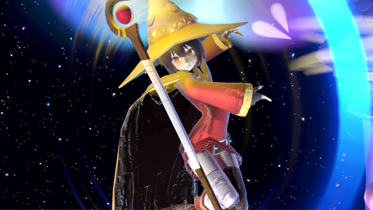 Megumin over Palutena Mod for Super Smash Bros. Ultimate | SSBU Mods