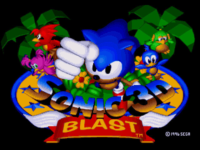 Sonic 3D Blast Title Screen [Sonic R] [Mods]