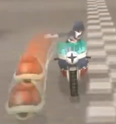 Ryuko Matoi on Mach Bike Mod for Mario Kart Wii | MKWii Mods