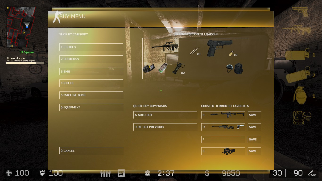 Metallic Gold Mod for Counter-Strike: Source | CS:S Mods
