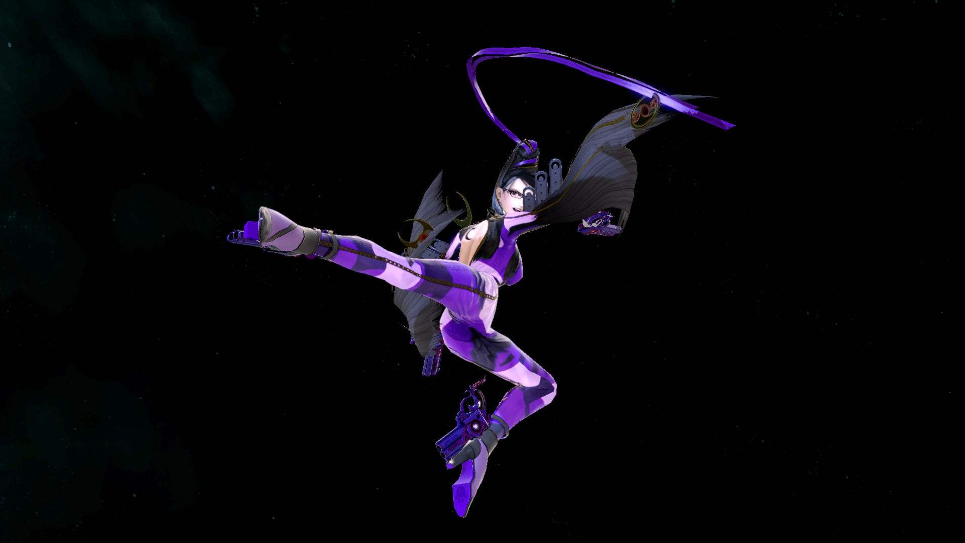 Purple Camo Bayonetta [Super Smash Bros. Ultimate] [Mods]