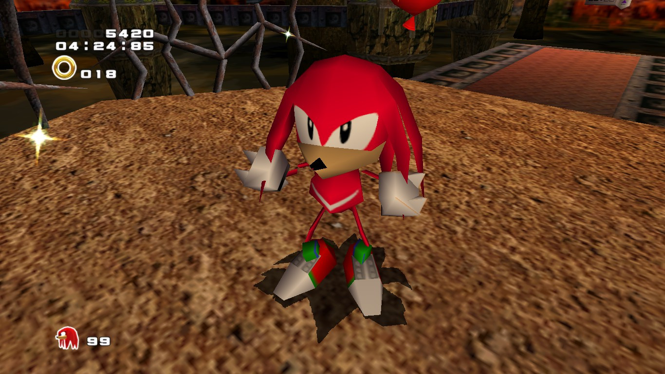 Sonic R Knuckles Mod for Sonic Adventure 2 | SA2 Mods