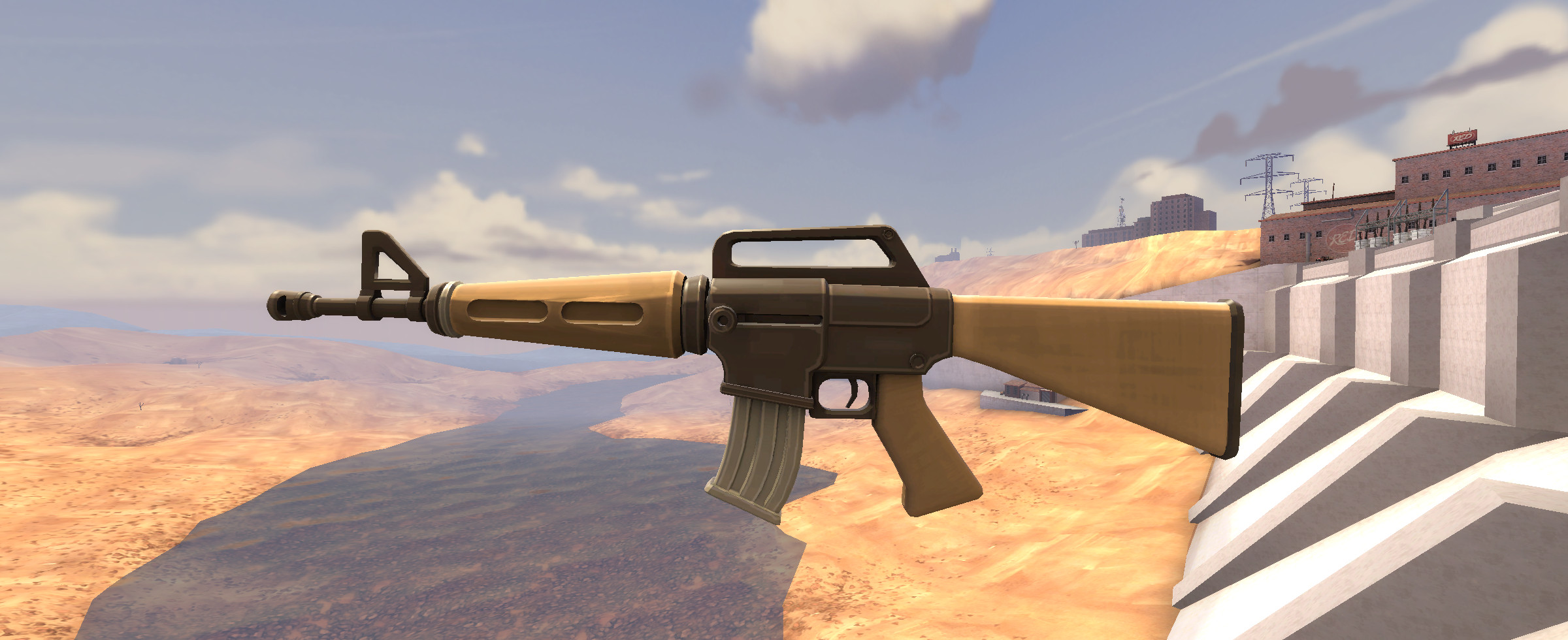 Desert Assault Rifle [Open Fortress] [Mods]
