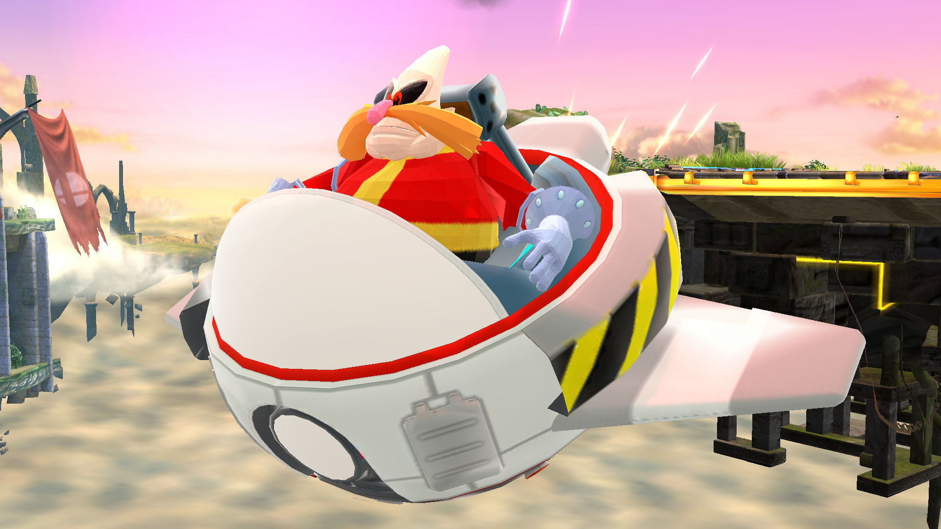 Robotnik and Egg Mobile (AOSTH) [Super Smash Bros. (Wii U)] [Mods]