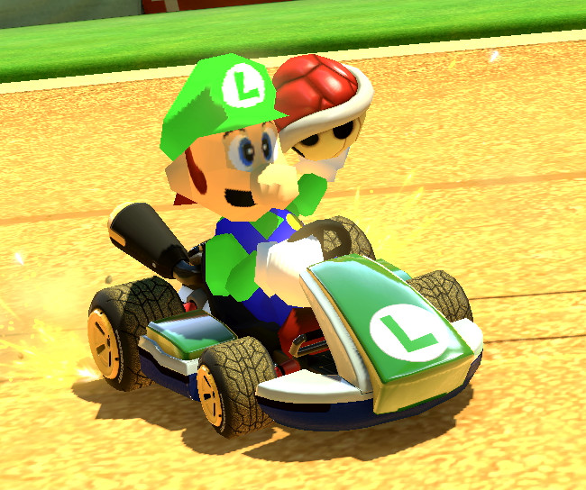 SM64 BETA Luigi [Mario Kart 8 Deluxe] [Mods]