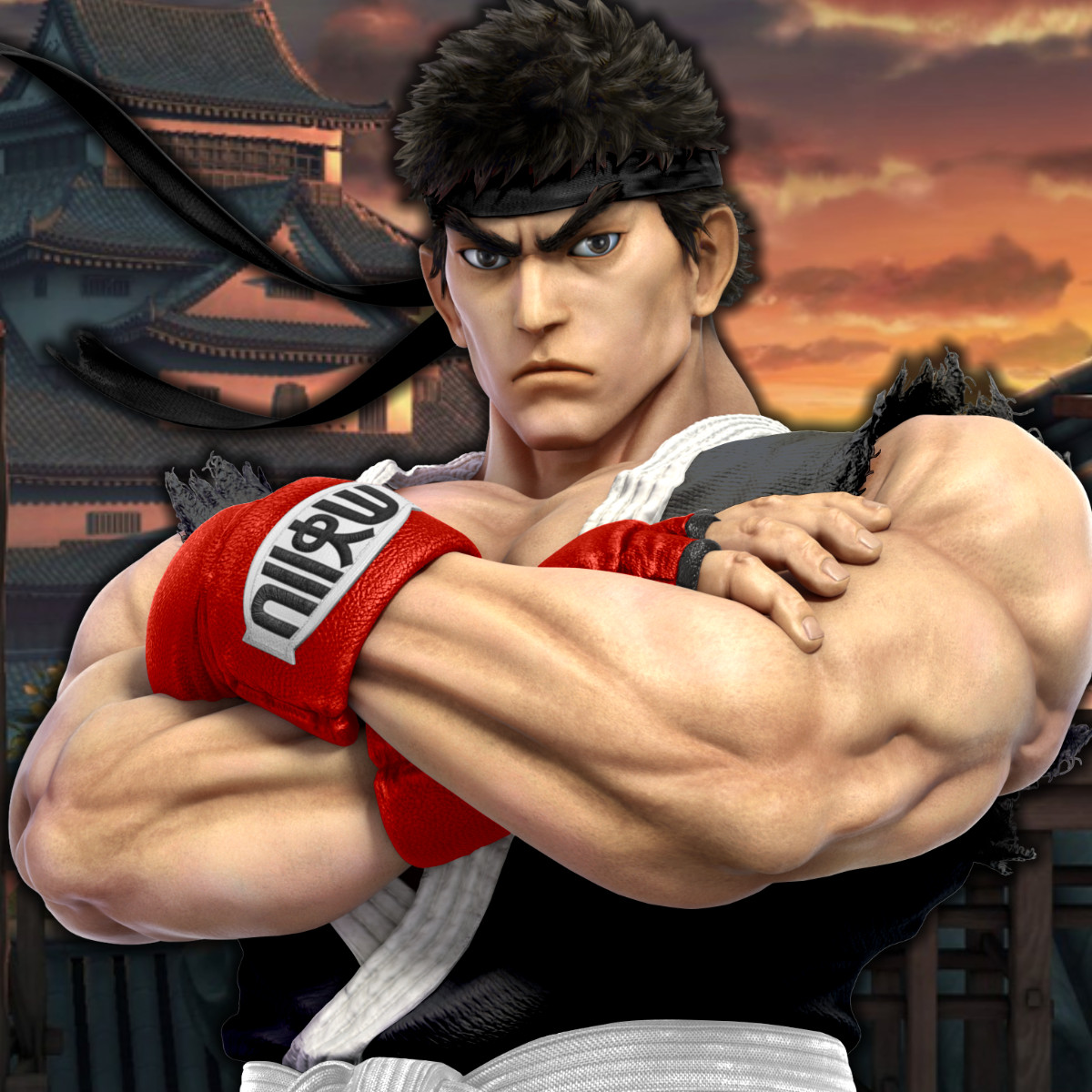 Black/White Ryu [Super Smash Bros. Ultimate] [Mods]