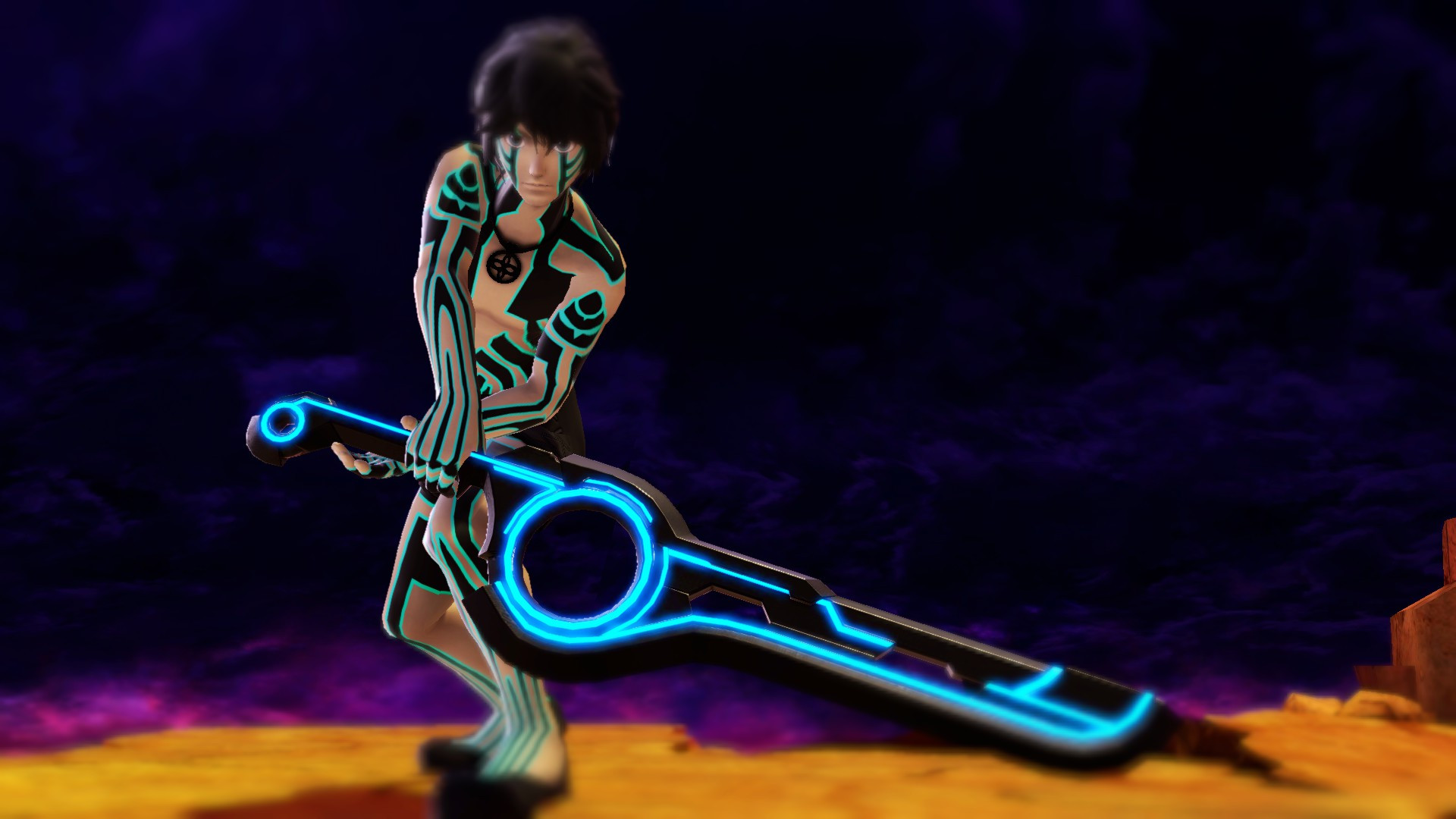 Demi-fiend (Shin Megami Tensei 3) as Shulk Mod for Super Smash Bros ...