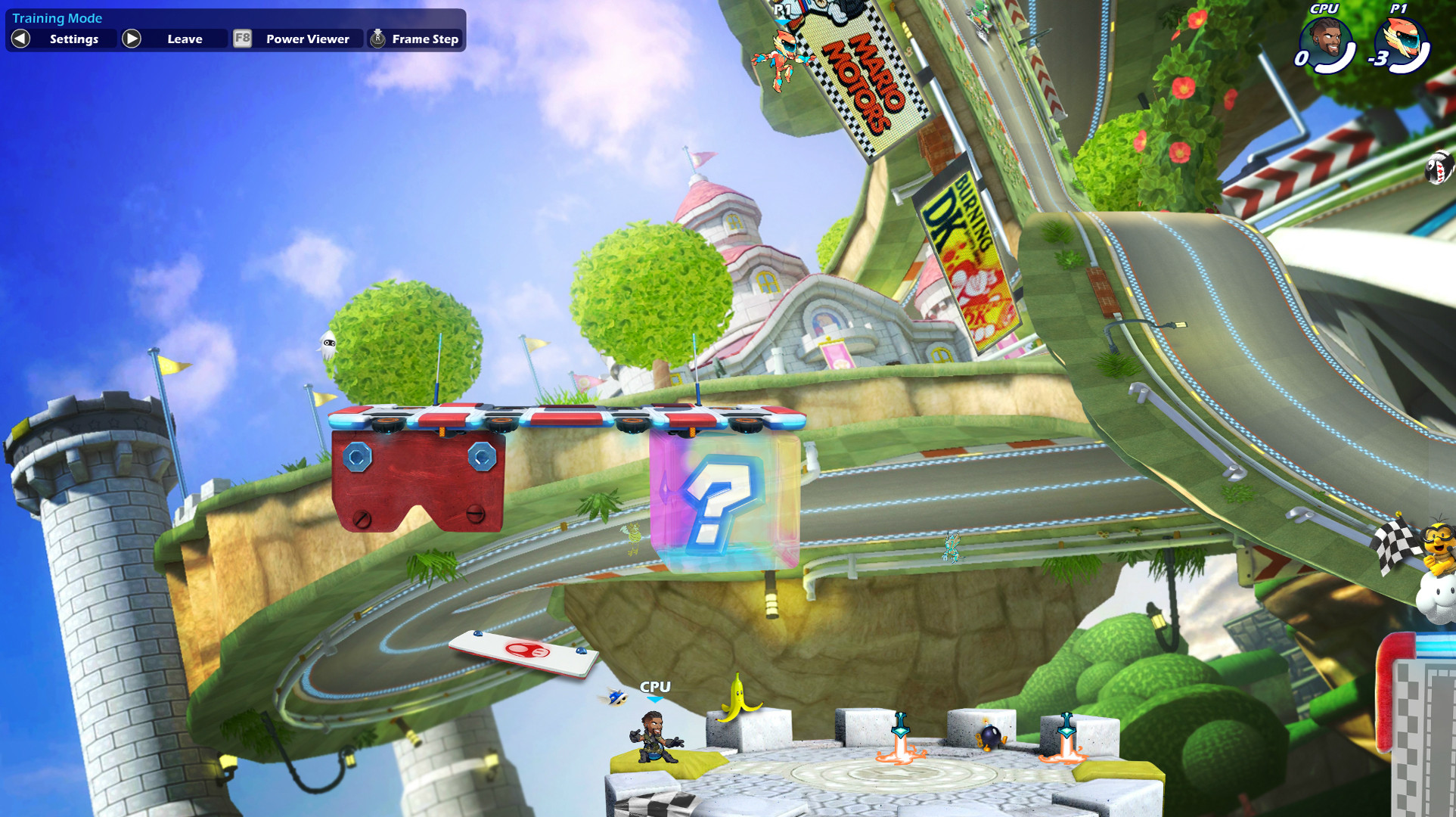 Mario Circuit (SSB Map Mod) Mod for Brawlhalla | BHalla Mods