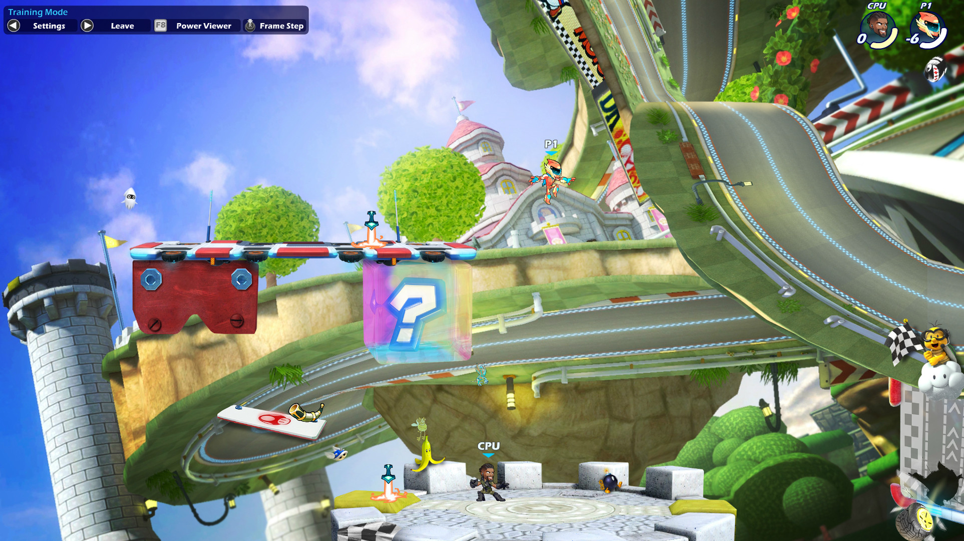 Mario Circuit (SSB Map Mod) Mod for Brawlhalla | BHalla Mods