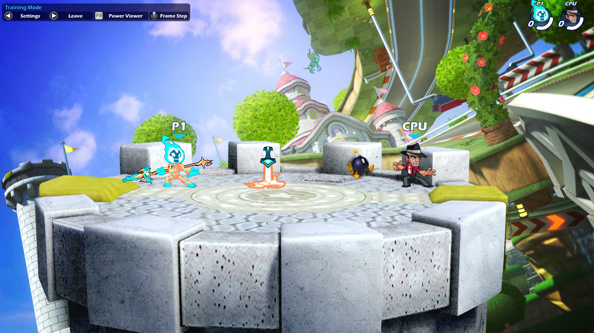 Mario Circuit (SSB Map Mod) Mod for Brawlhalla | BHalla Mods