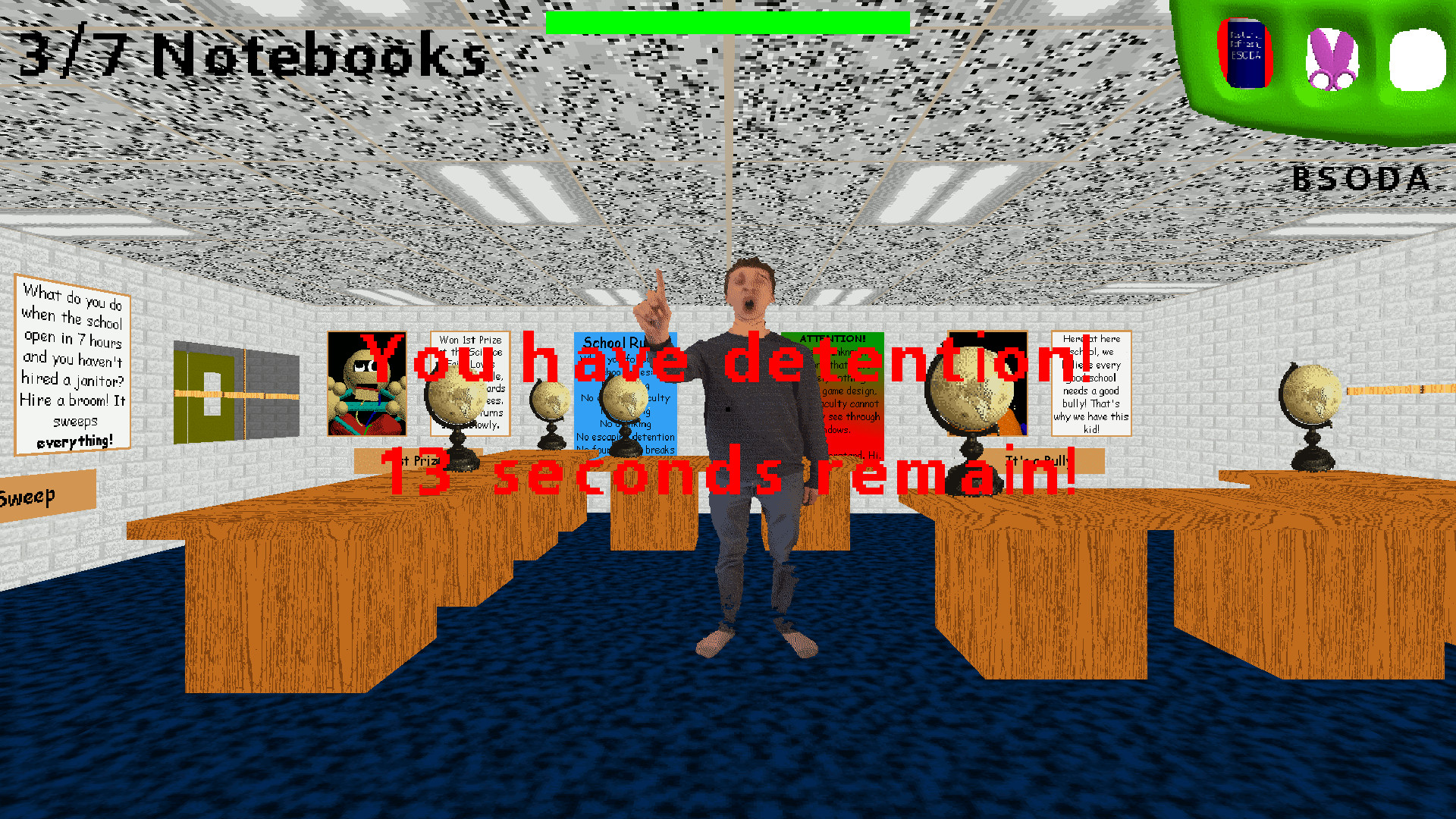 Frutiger Font Mod for Baldi's Basics | Baldi Mods