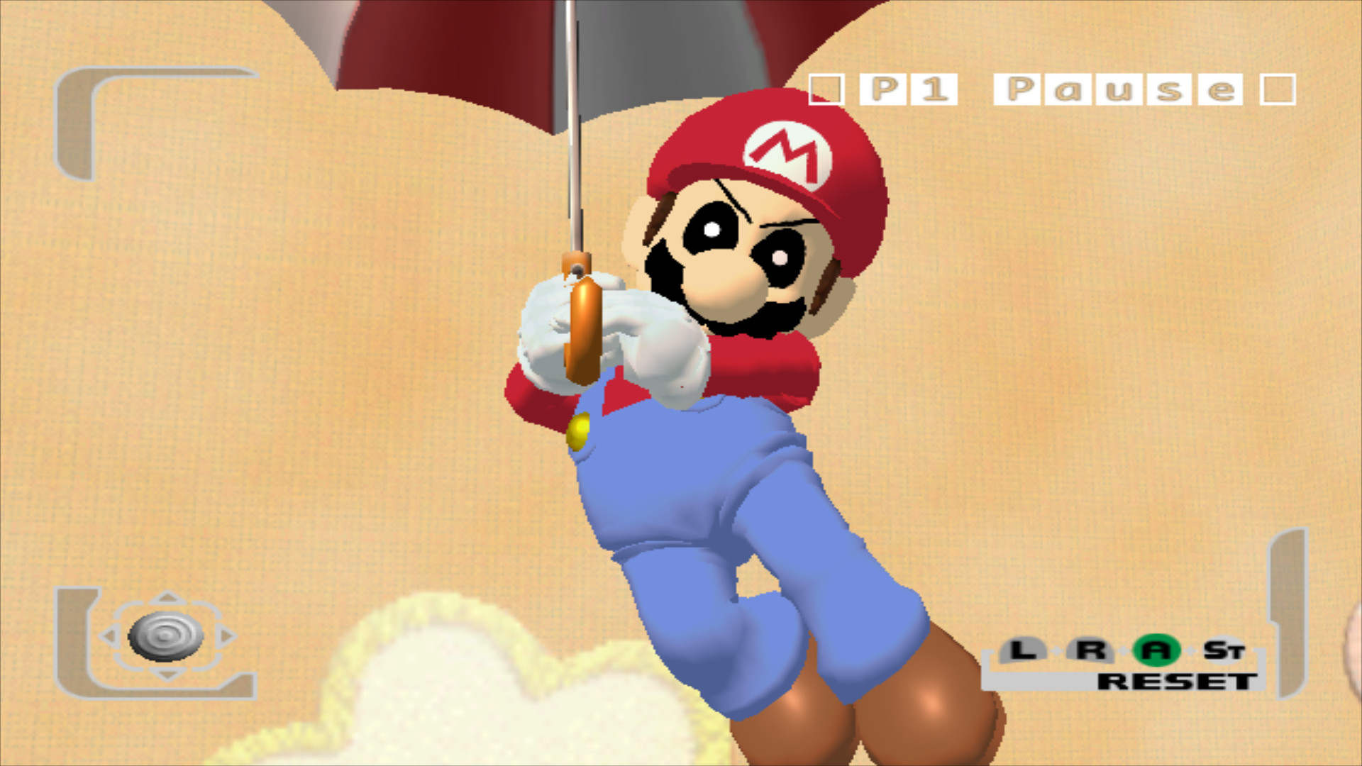 Paper Plate Mario Mod for Super Smash Bros. Melee | SSBM Mods