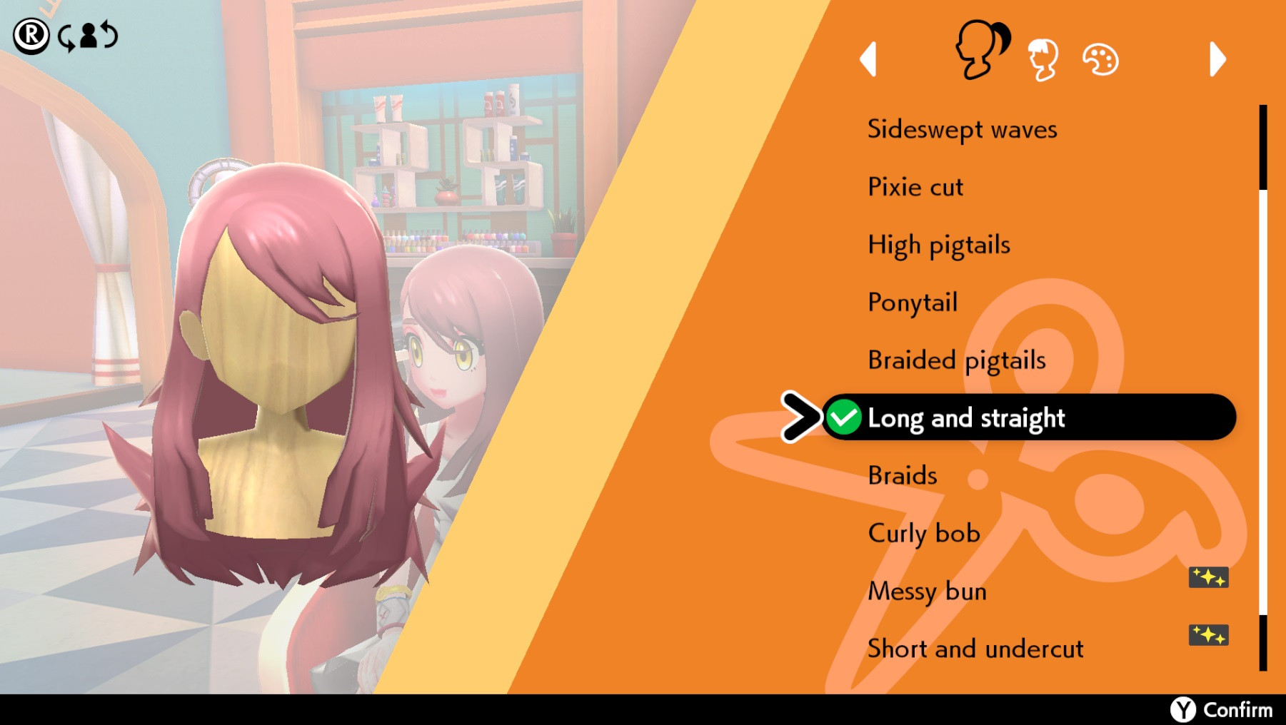 Spiky Long and Straight Hair Mod for Pokemon Sword & Shield | SWSH Mods