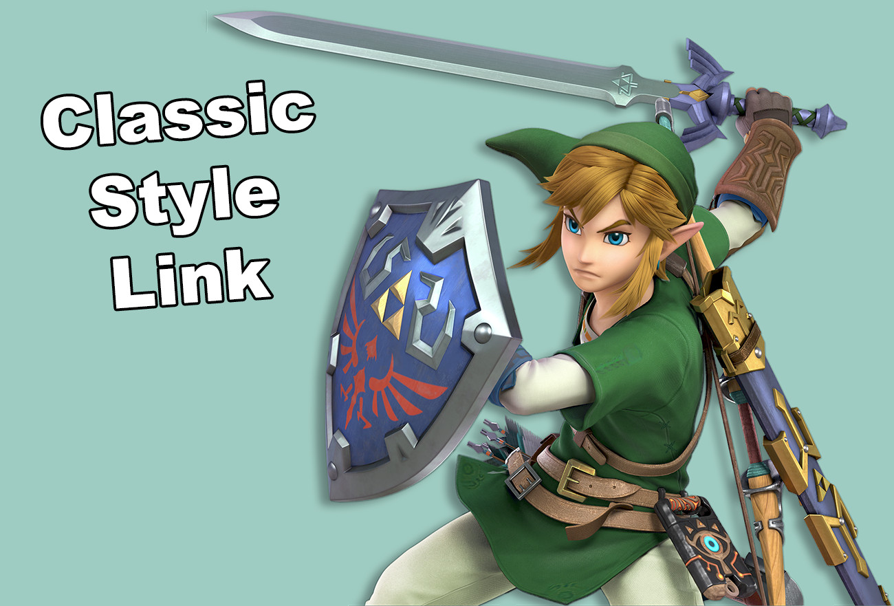 Classic Style Link Mod for Super Smash Bros. Ultimate | SSBU Mods