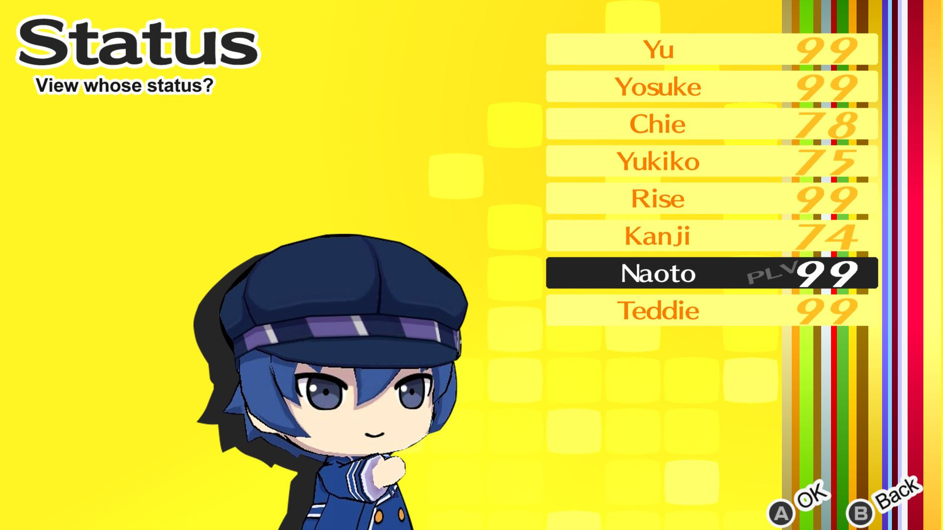 Chibi Naoto over Naoto's sprites Mod for Persona 4 Golden PC (32 Bit ...