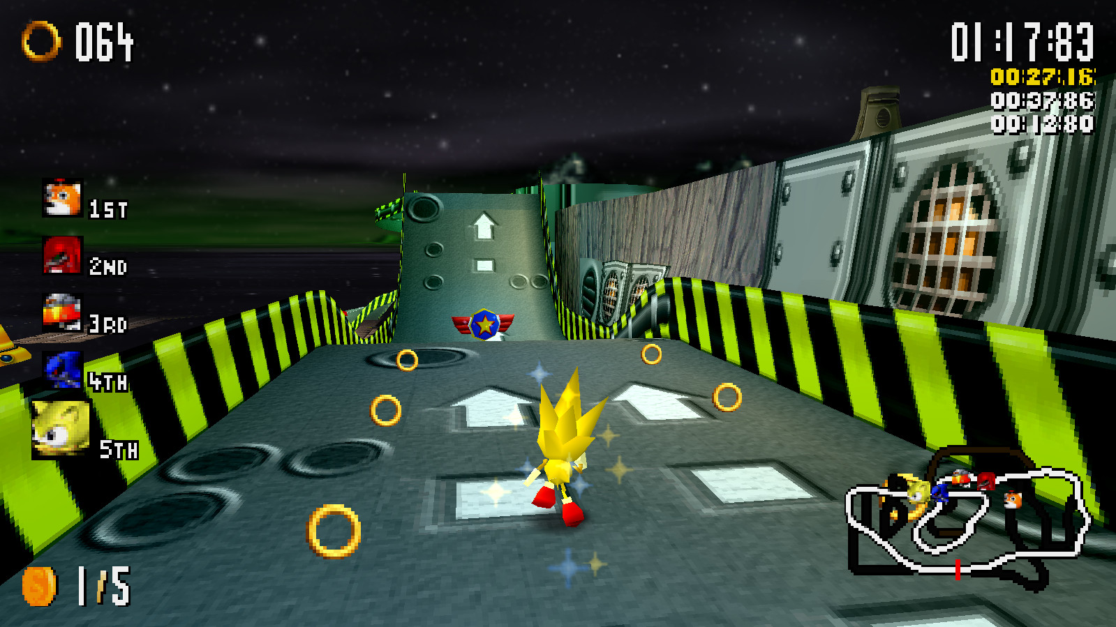 Characters On The Map Mod for Sonic R | SR Mods