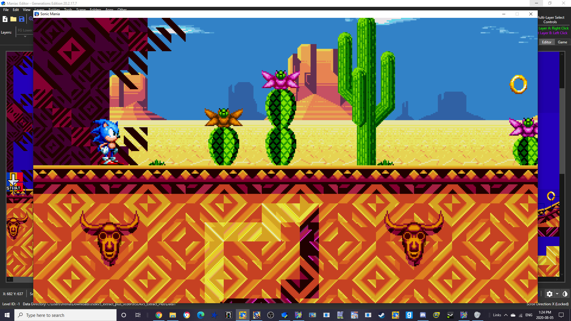 Desert Dazzle Mod for Sonic Mania | SM Mods