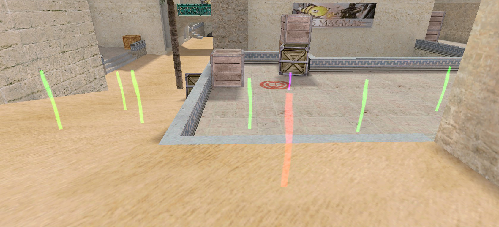 de_dust2_suncsm [Waypoints] [Counter-Strike 1.6] [Mods]