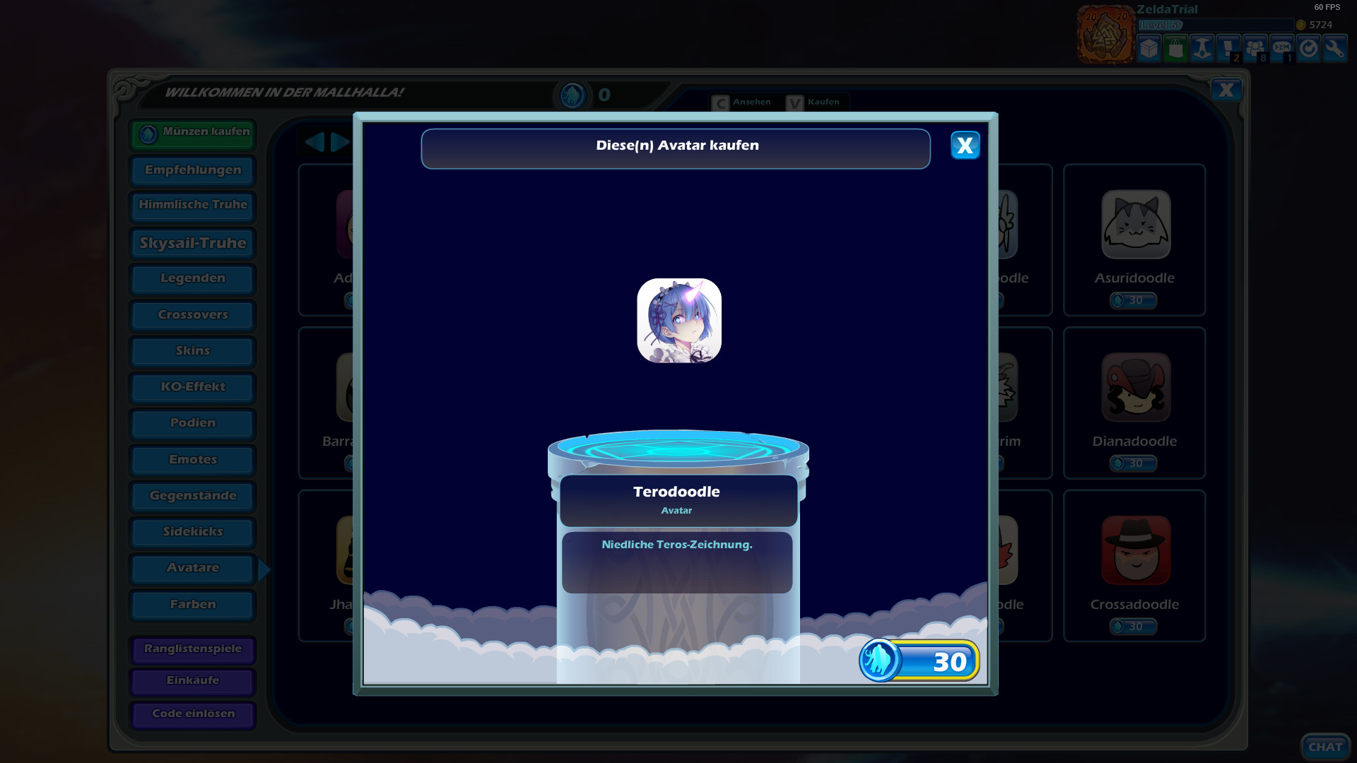 Brawlhalla Avatars = Anime Character Mod for Brawlhalla | BHalla Mods