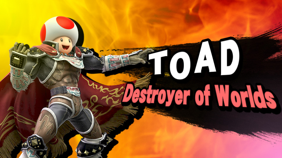 Toad: Destroyer of Worlds HD Mod for Super Smash Bros. Ultimate | SSBU Mods