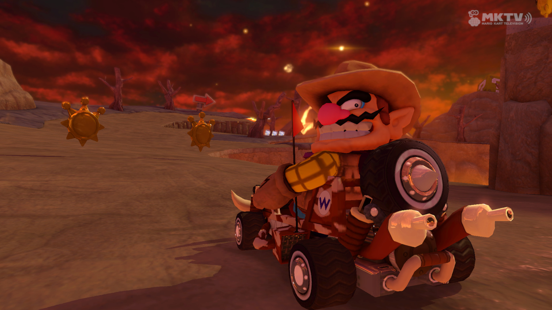 Wario Cowboy from MKT Mod for Mario Kart 8 | MK8 Mods