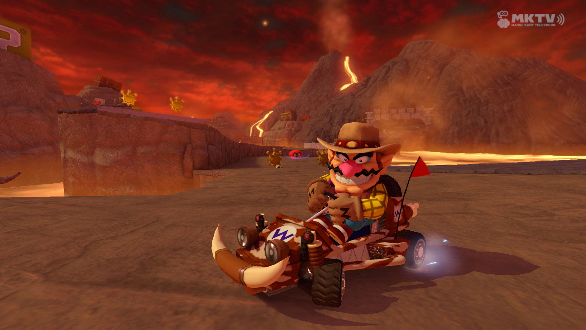 Wario Cowboy from MKT Mod for Mario Kart 8 | MK8 Mods