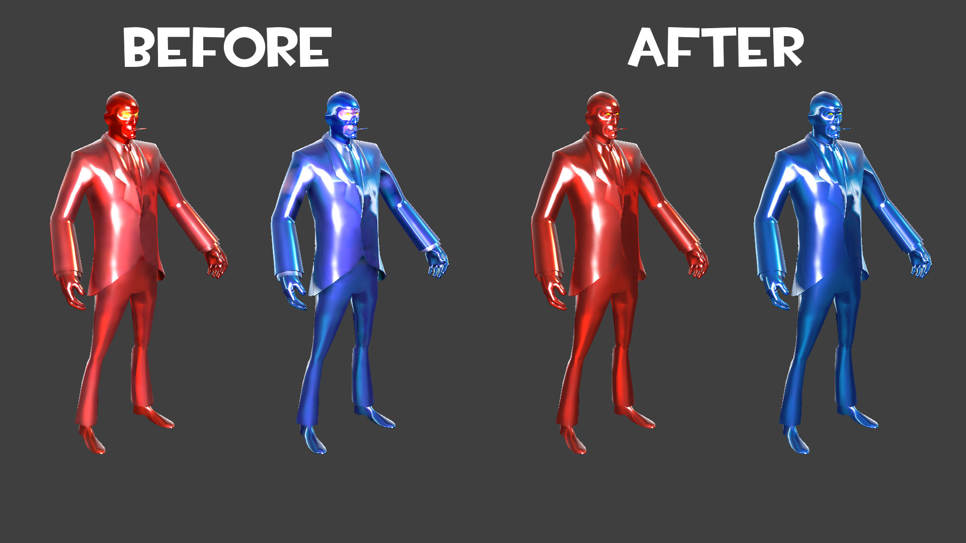 SFM (Flat) Style Uber Textures Mod for Team Fortress 2 | TF2 Mods